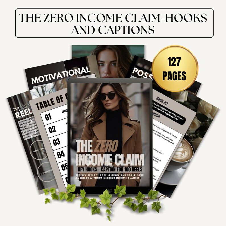 Buy The Zero Income Claim Guide | MRR & PLR by Earn From Home South ...