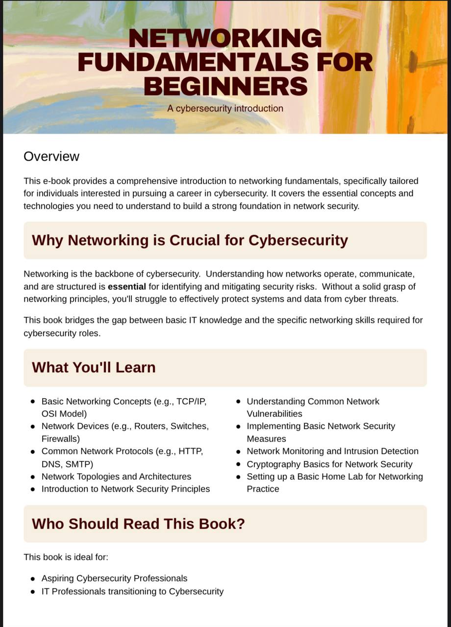 Buy Networking fundamentals for Beginners E-book by Elizabeth Idiogbe ...