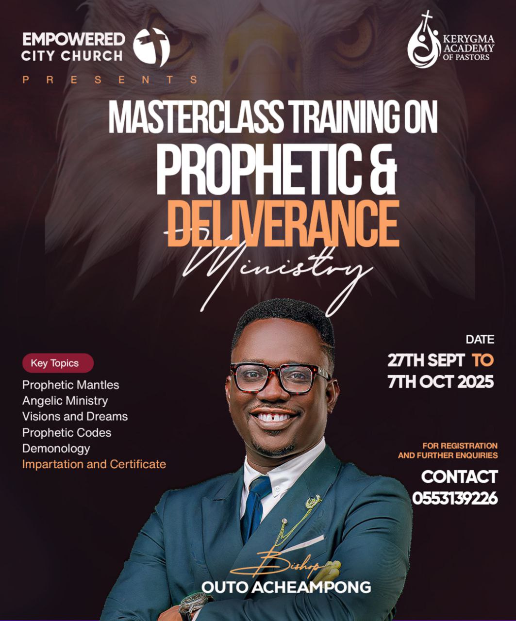 Buy MASTERCLASS TRAINING ON PROPHETIC AND DELIVERANCE MINISTRY by ...