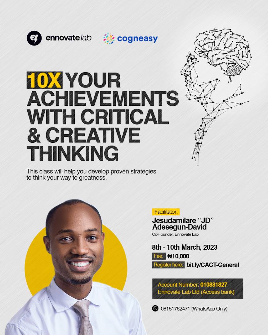 Get Critical Thinking Class by Ennovate Lab on Selar
