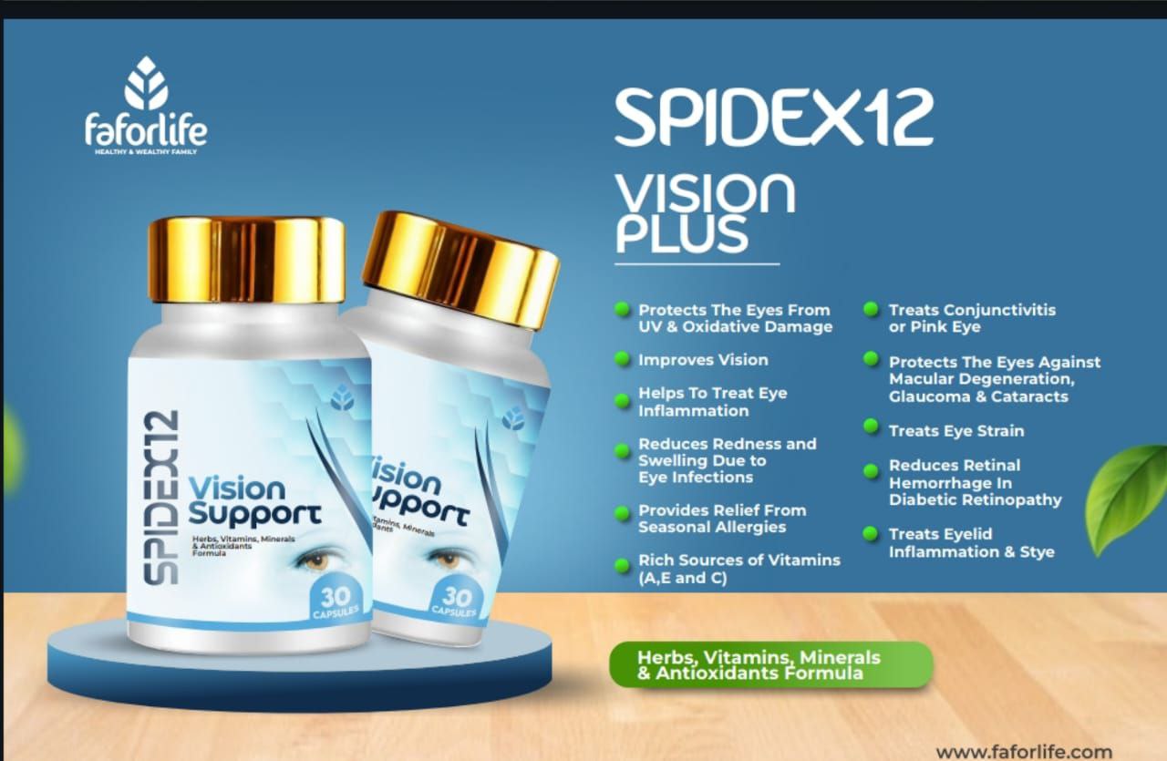 Buy SPIDEX 12 (VISION PLUS) by EnnyDee Organic Foods and Wellness Store ...