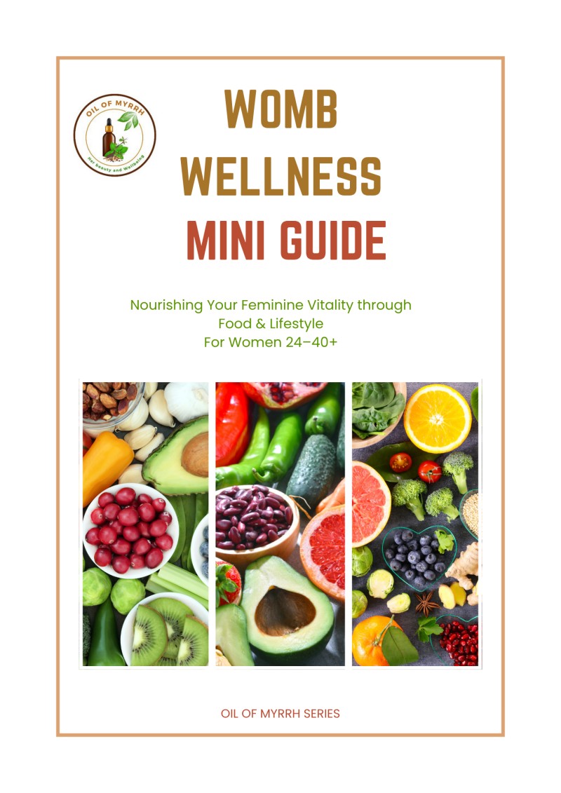 Get OOM SERIES- WOMB FOODS MINI GUIDE by Esther Bethel on Selar