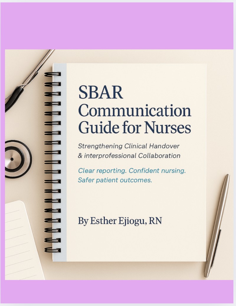 Buy SBAR Communication Guide for Nurses by Esther Ejiogu on Selar