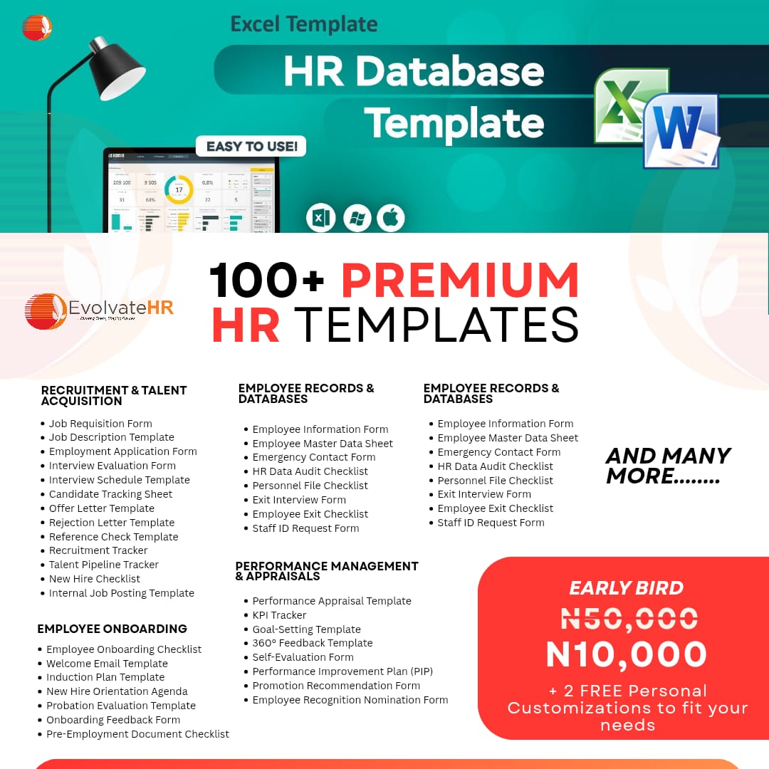 Buy 100+ HR MANAGEMENT TEMPLATES (+ 2 FREE PERSONAL CUSTOMIZATION TO ...