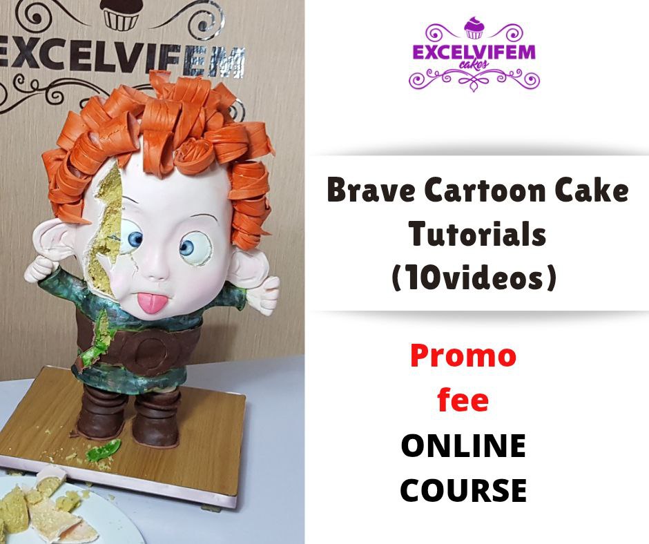 Buy PROMO on BRAVE CARTOON CAKE SCULPTING (OFFER IS LIMITED) by ...