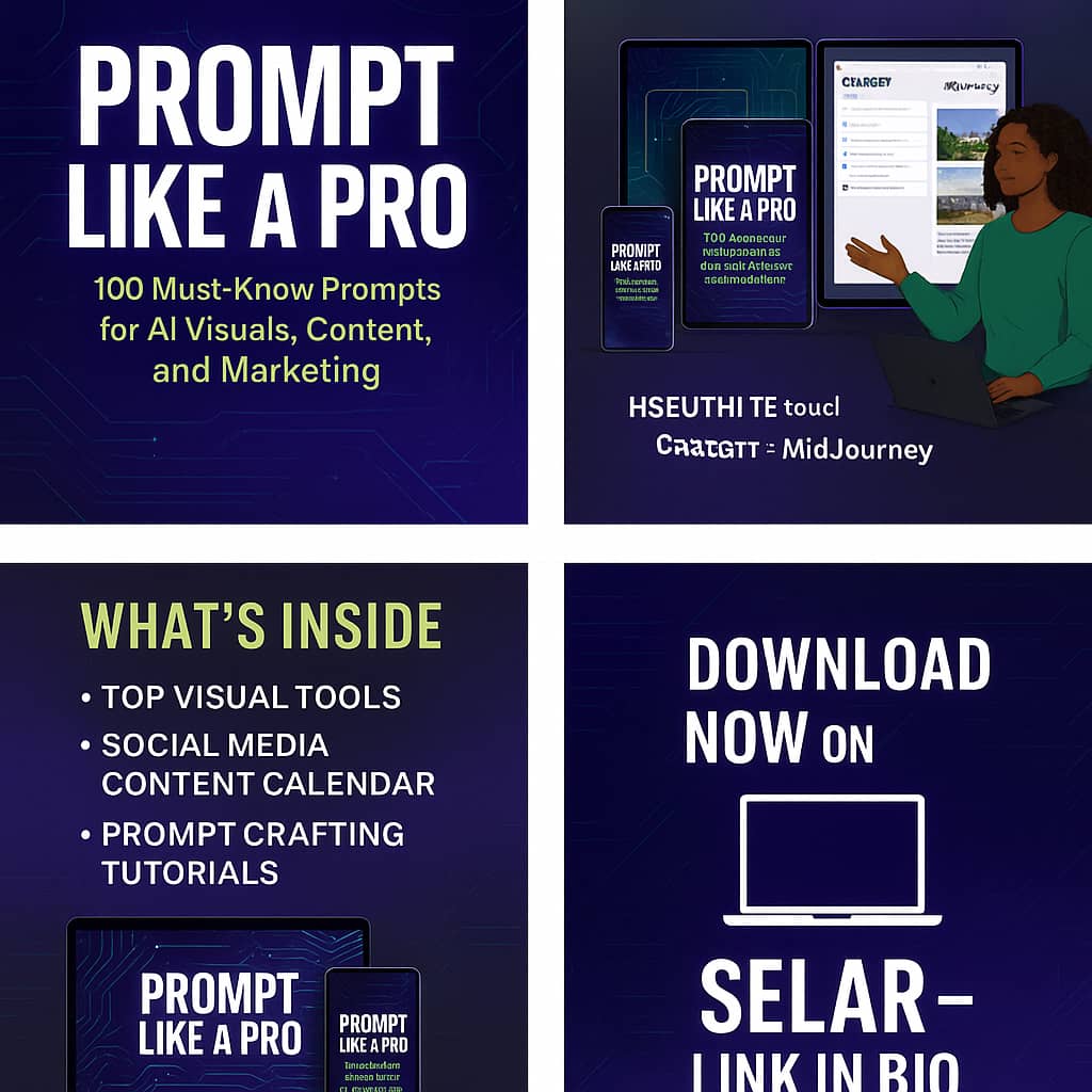 Buy AI VISUAL MADE EASY | PROMPT LIKE A PRO by EZE MIRACLE EZINNE on Selar