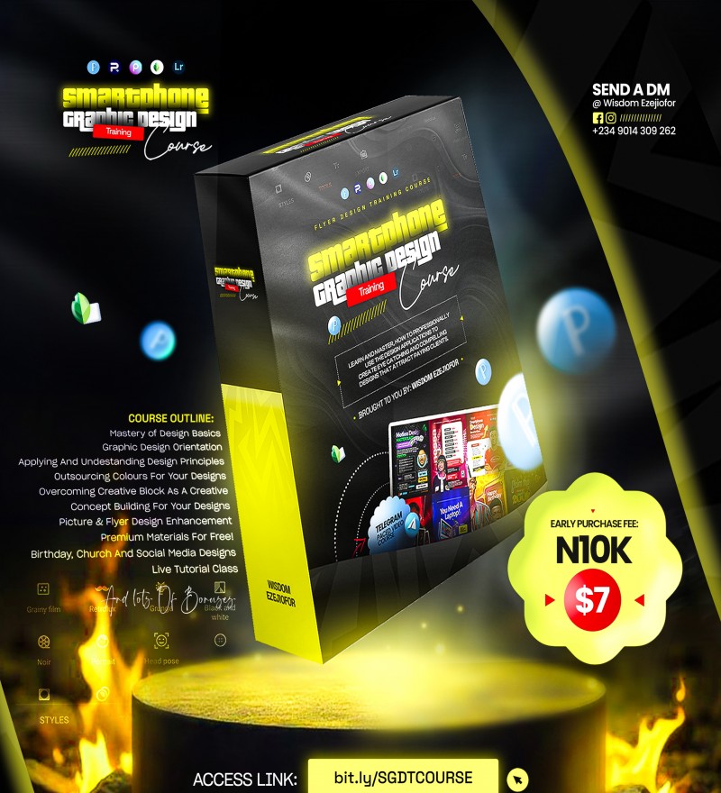 Buy SGDT FLYER DESIGN COURSE by Ezejiofor Wisdom on Selar