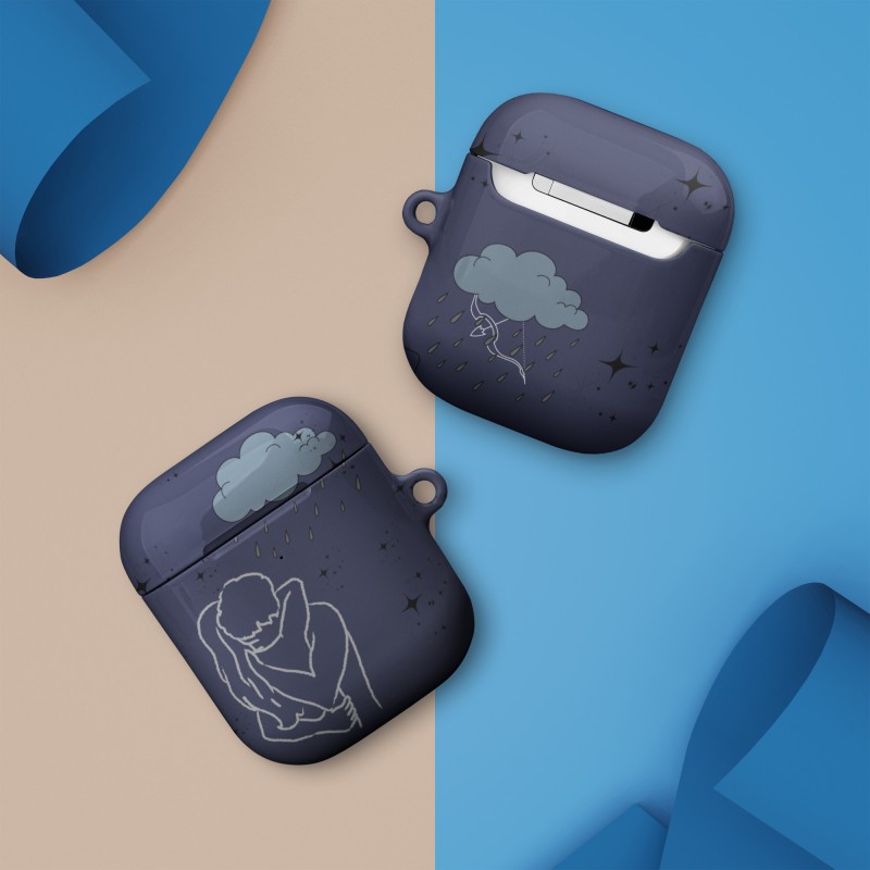 Buy Rainy Cloud Airpod Case by Fates cases on Selar