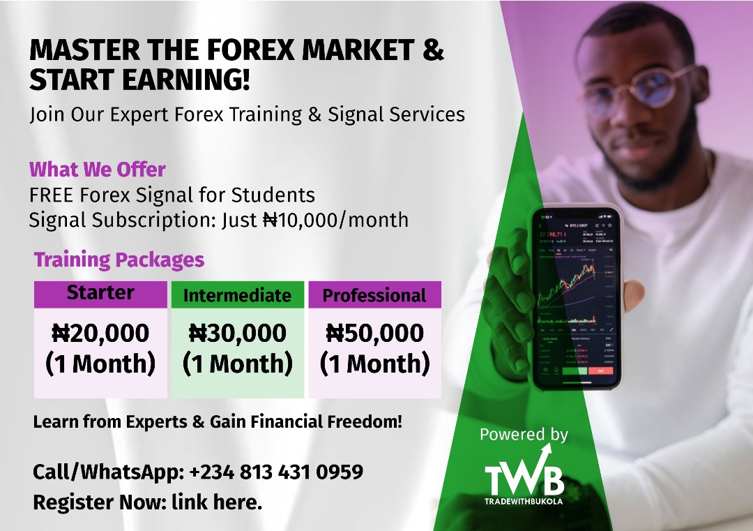 Buy FOREX TRADING MENTORSHIP AND SIGNAL SERVICES by Fintech Villa on Selar