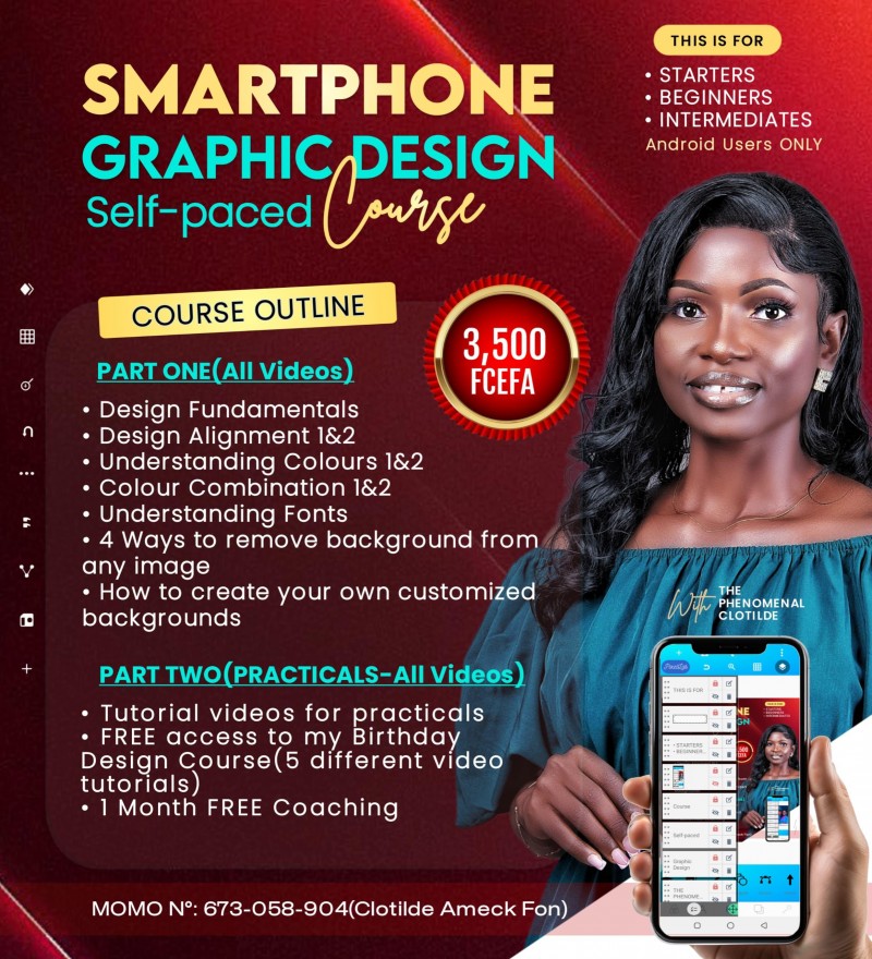 Buy Smartphone Graphic Design Self-Paced Course by Fon Clotilde Ameck ...