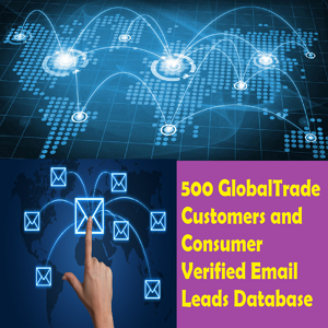 Buy 500 GlobalTrade Customers and Consumer Verified Email Leads ...