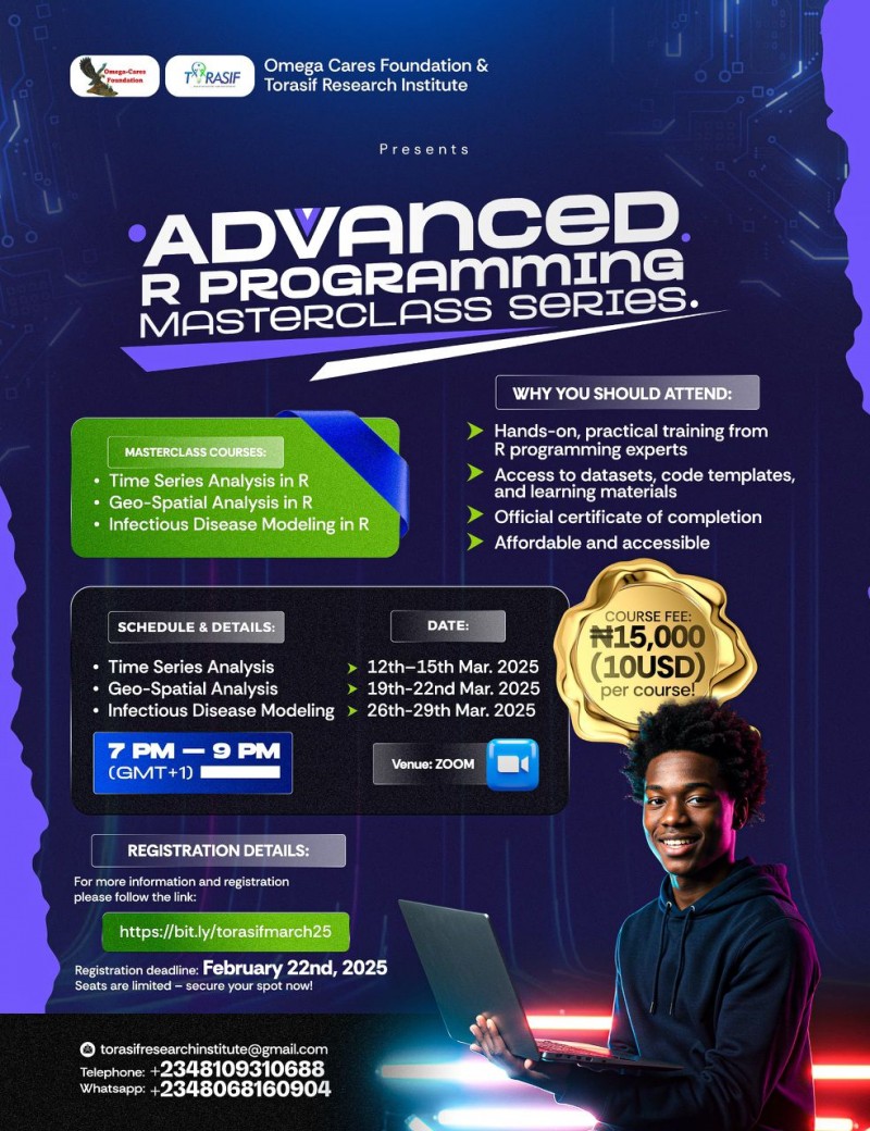 Get Advanced R Programming Masterclass Series by Fortune Effiong on Selar
