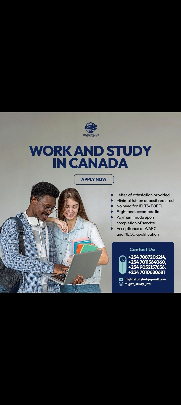 Get STUDY AND WORK IN CANADA _PAYMENT AFTER POLICY DM TO MAKE ENQUIRIES NOW 🇨🇦 by Frank Eke on Selar