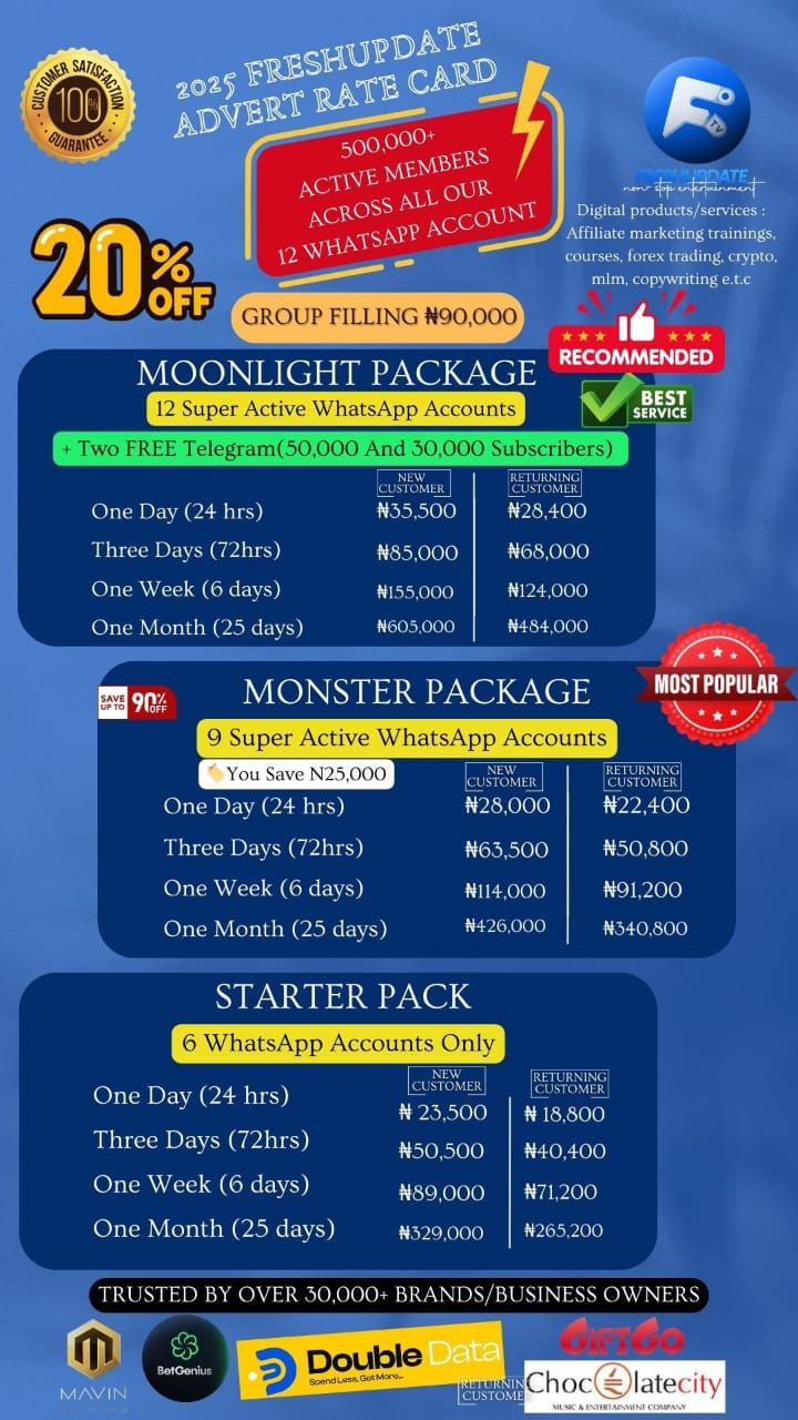 Buy Moonlight Package (Digital product & service) by Freshupdate TV on ...