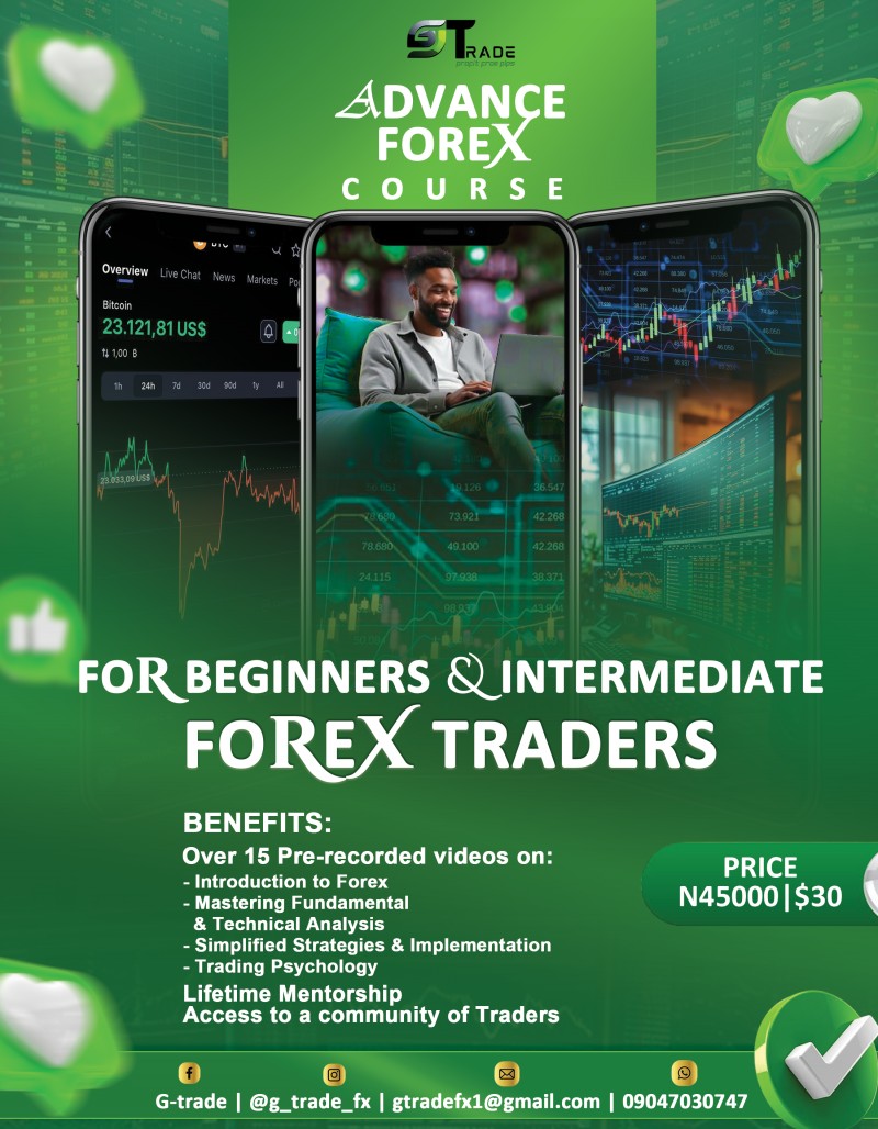 Subscribe G-trade Advanced forex course by G-trade Forex on Selar