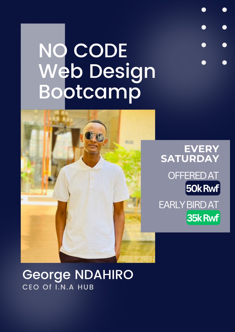 Buy NO CODE WEBSITE DESIGN WORKSHOP by George Ndahiro on Selar