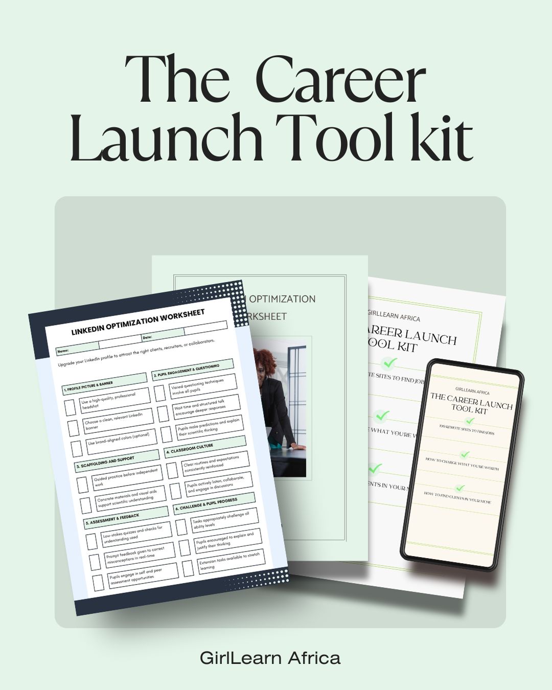 Preorder The Career Launch Toolkit by GirlLearn Africa on Selar