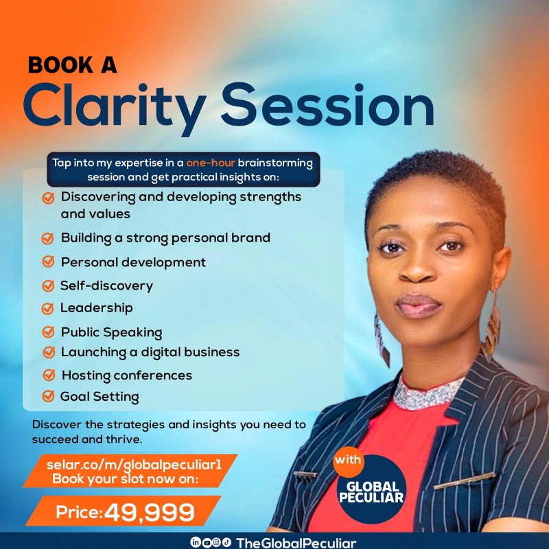 Buy An Hour Clarity Session by Global Peculiar on Selar