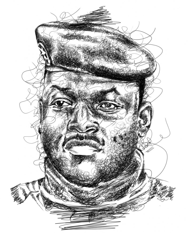 Buy Ibrahim Traoré Art (PNG File For Printings) by Good.Joh on Selar