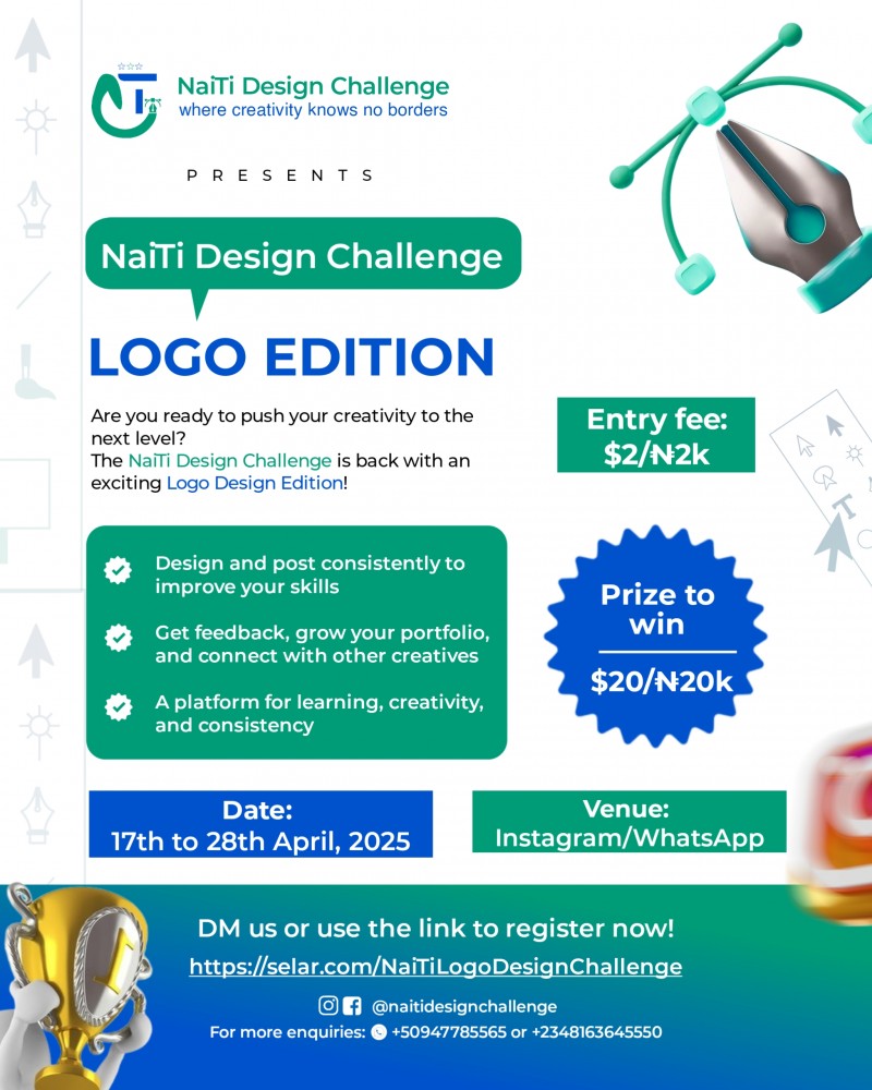Buy NaiTi Design Challenge - Logo Edition (Entry Fee) by Goodness ...