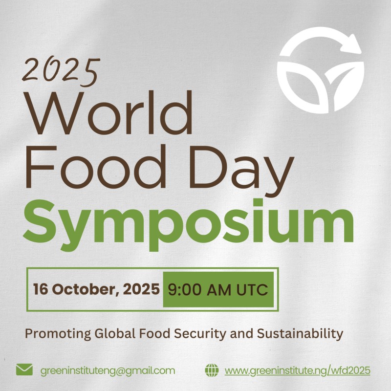 Buy World Food Day Symposium 2025 by The Green Institute on Selar
