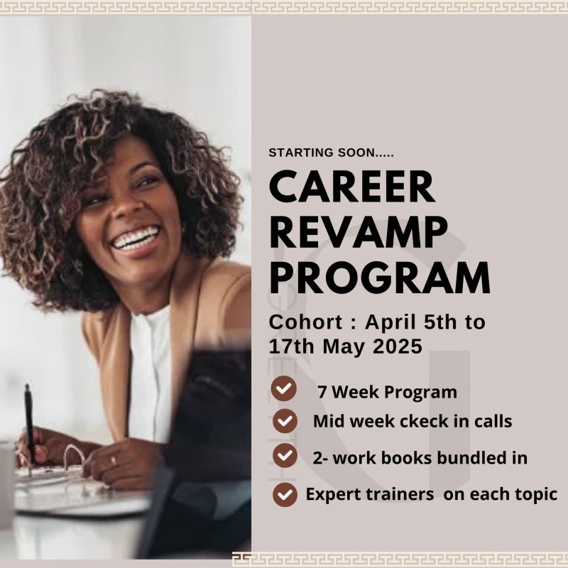 Buy The Career Revamp Workshop Cohort 2025 by Grelith Co on Selar