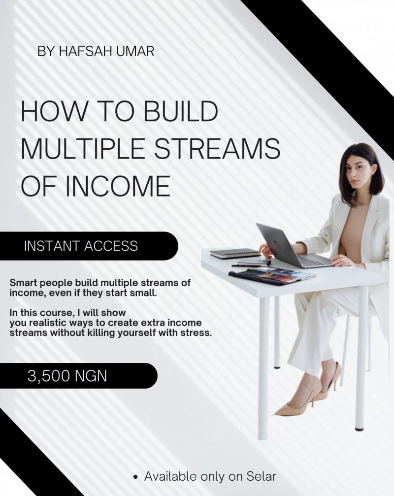 Buy How To Build Multiple Streams of Of Income by Hafsah Umar on Selar