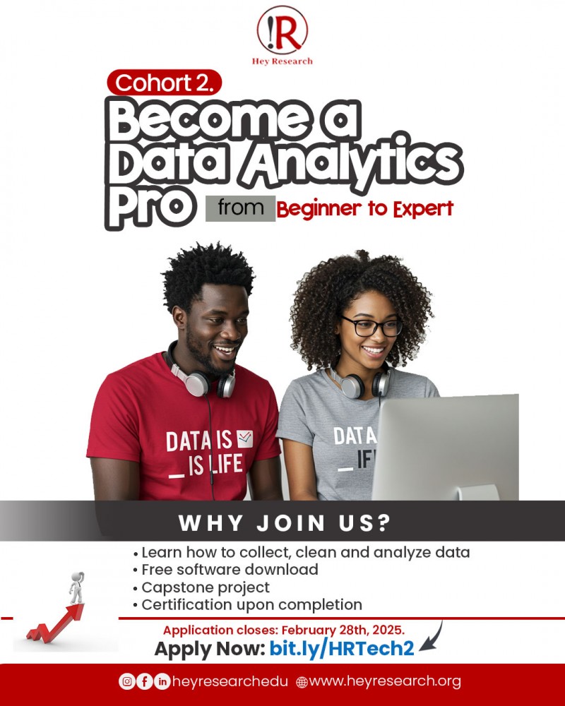 Buy Data Analytics (Intermediate Level) by Hey Research on Selar