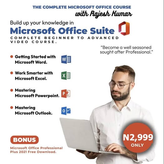 Buy Master Microsoft Office with Rajesh Kumar – Just N2,999! by HOPE STEADY on Selar