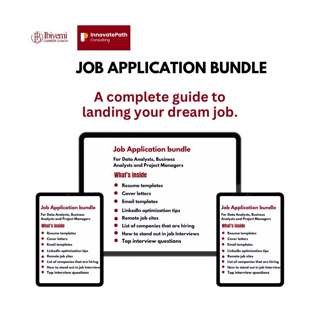 Buy Job Application Bundle by Ibiyemi Fasipe on Selar