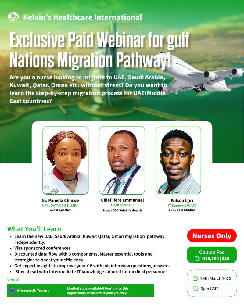 Buy Exclusive Paid Webinar for Gulf Nations Pathway Migration by Kelvin ...