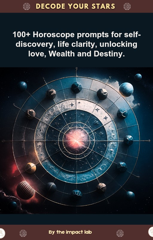 Buy 100+ Horoscope Prompts For Self-discovery, Life Clarity, Unlocking ...