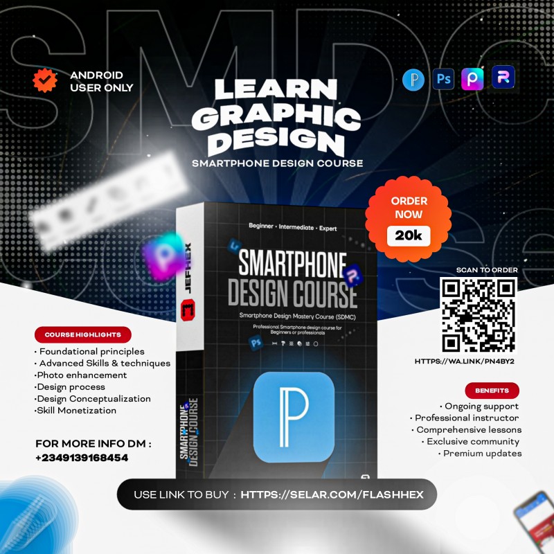 Buy Smartphone Design Mastery Course by JEFFERSON ASURU on Selar
