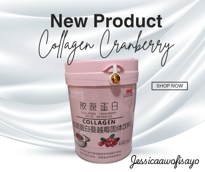 Buy Collagen Cranberry Solid Beverage by Jessica Awofisayo on Selar
