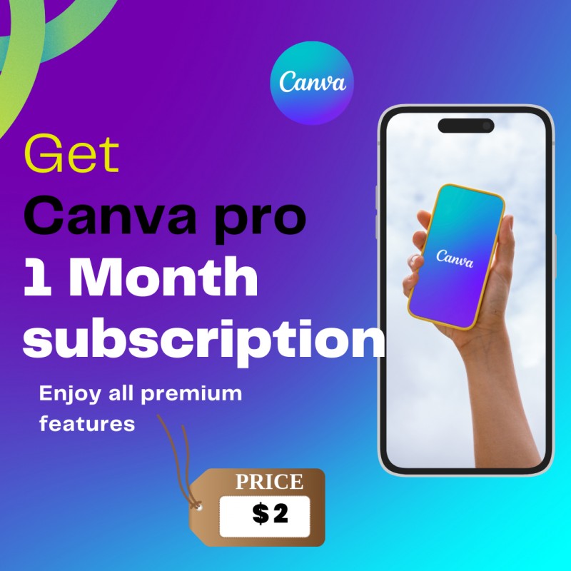 Buy Canva pro One month Subscription by Johansen Bilasho on Selar