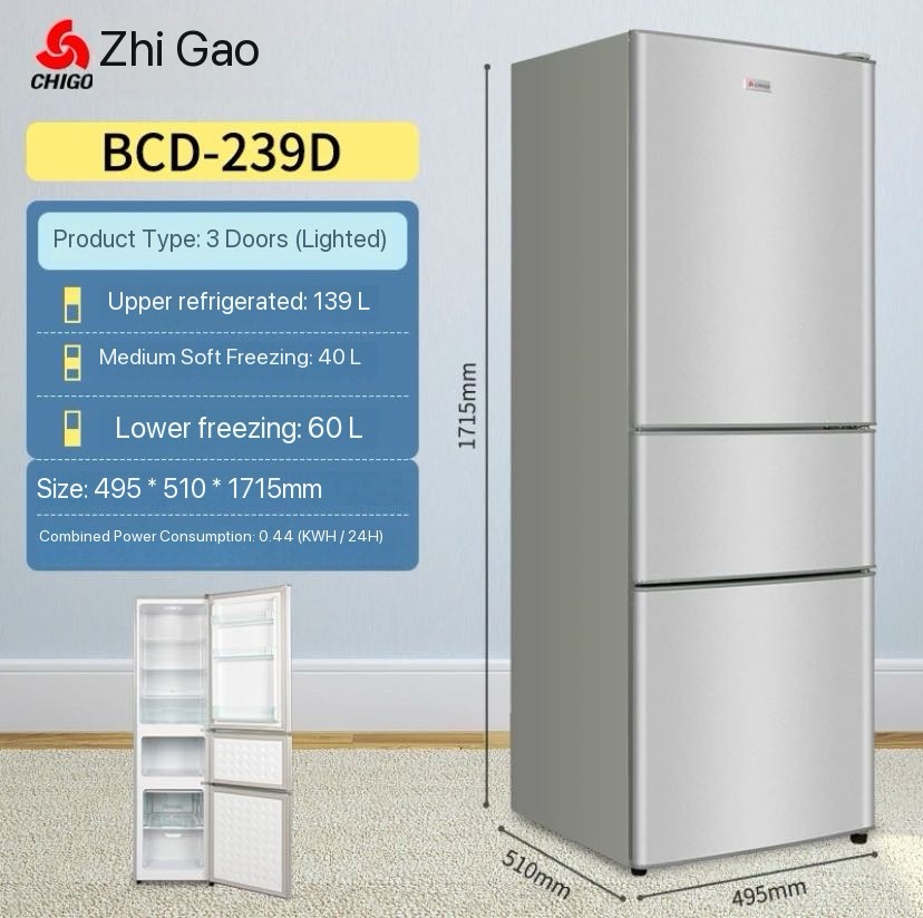 Buy CHIGO 3door fridge by JFREET IMPORTS on Selar