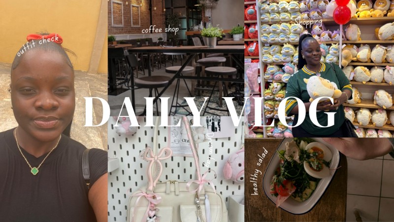 Buy Asthetic cute vlog youtube thumbnail template by KALU JOY on Selar