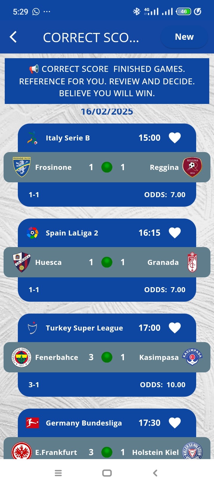 Buy Vip Correct Score Daily Winnings by Kalu kalu on Selar