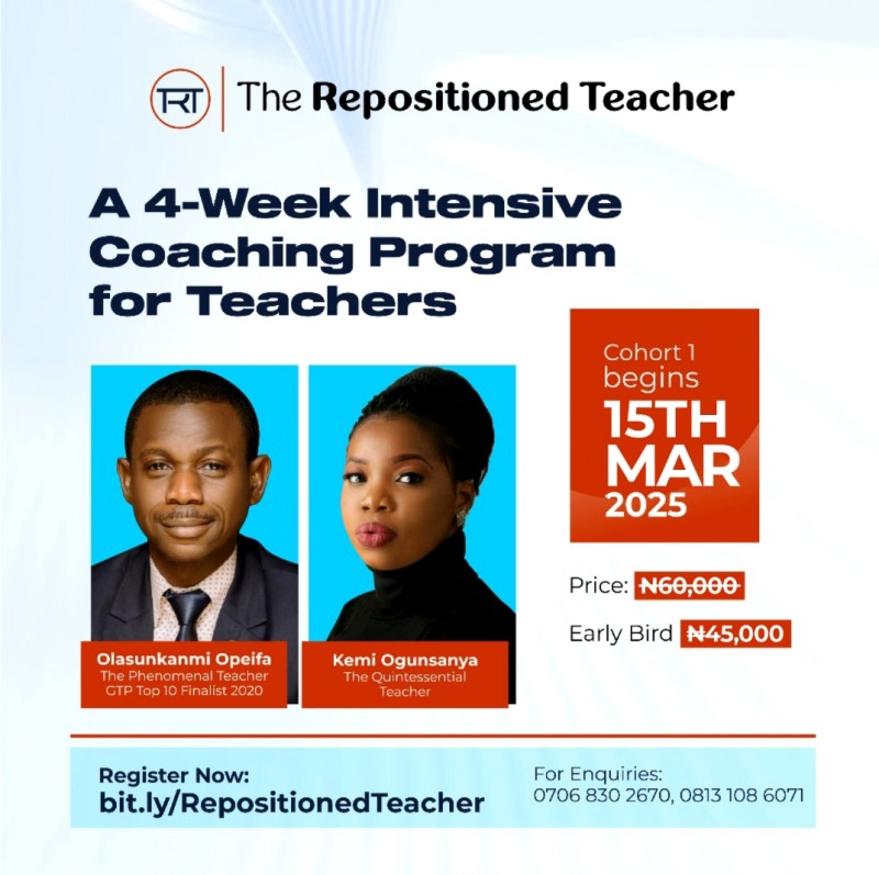 Buy The Repositioned Teacher Coaching Program by Kemi Ogunsanya on Selar