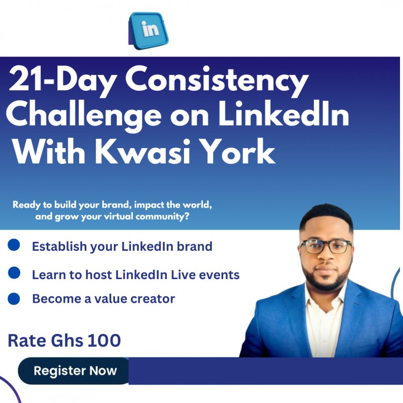 Buy 21 days Consistency challenge with Kwasi York by KWASI M. YORK on Selar