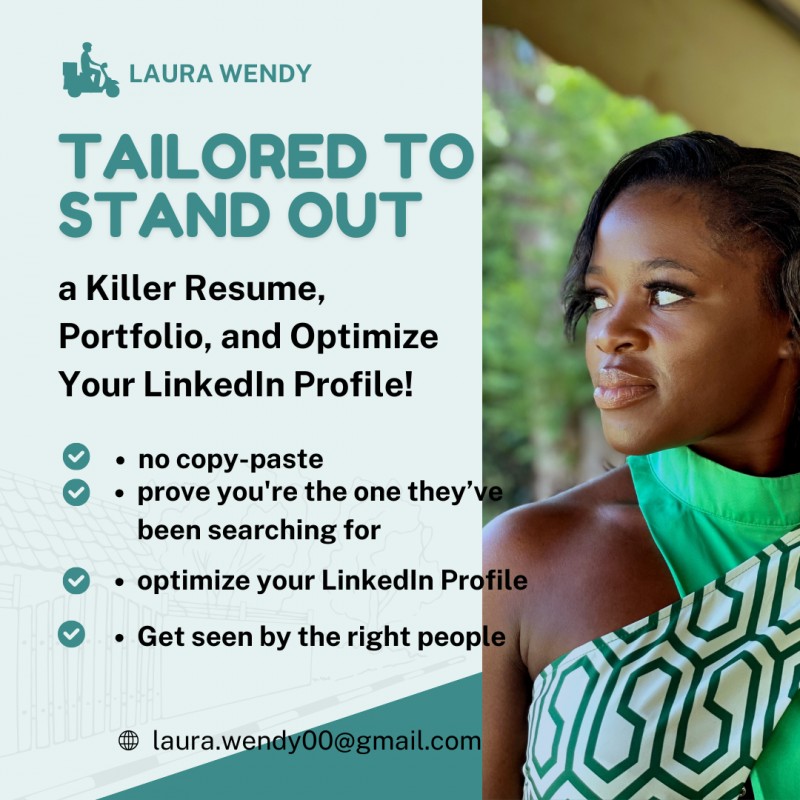 Buy Tailored to Stand Out: Let's Create a Killer Resume, Portfolio, and Optimize Your LinkedIn ...