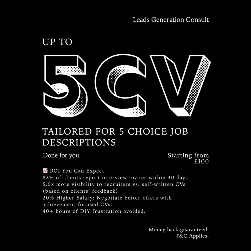 Get Premium CV Writing Service: ATS-Optimized & Employer-Targeted by ...