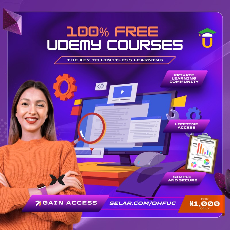 Buy 100% FREE DISCOUNT FOR UDEMY COURSES by LeeYu Consult (for Uni9ja ...