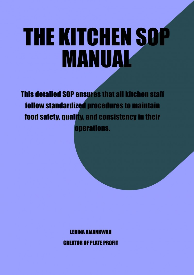 Buy The Kitchen SOP Manual by Lerina Amankwah on Selar