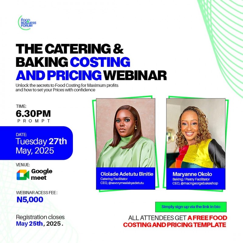 Buy The Catering And Baking Costing And Pricing Webinar Replay by LFBA ...