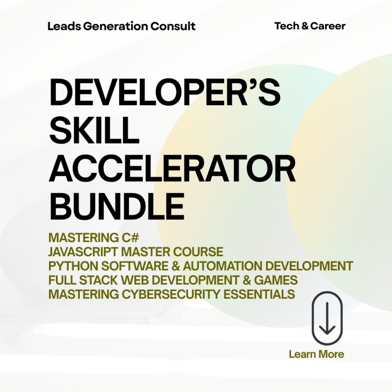 Get Developer's Skill Accelerator Bundle by Leads Generation Consult on ...