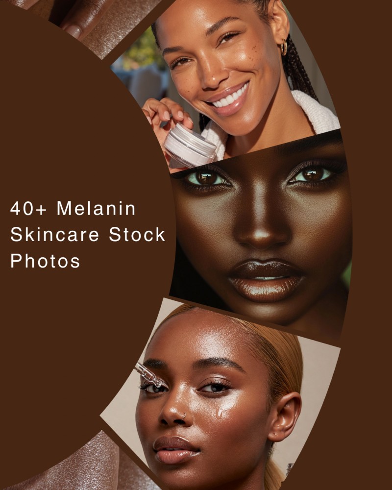 Buy 40+ Melanin Skincare Stock Photos for Black Beauty Brands & Content ...