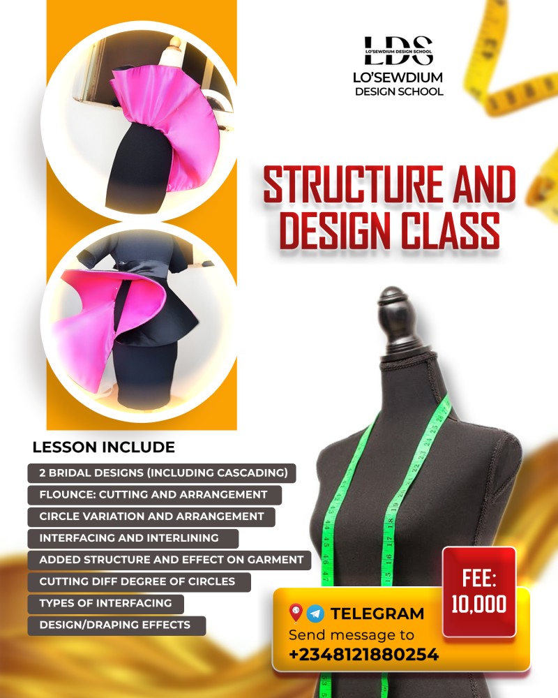 Buy Structure and Design Class by Lo’Sewdium Design School on Selar