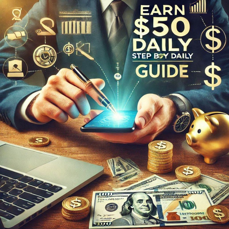 Buy Earn $50 daily: Step by Step guide by Make A Sale Now on Selar