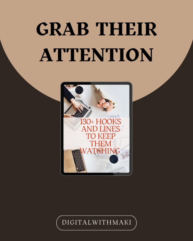 Buy GRAB THEIR ATTENTION; 130+ HOOKS AND LINES TO KEEP THEM WATCHING by Maki on Selar